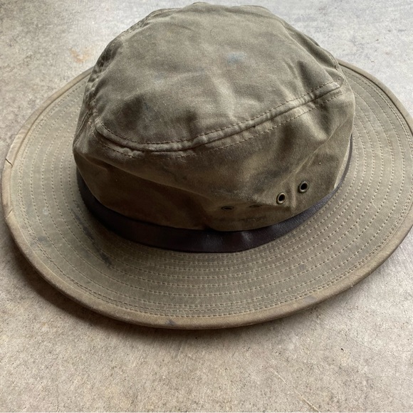 Filson | Accessories | Vintage Filson Tin Cloth Waxed Canvas Packer Hat ...